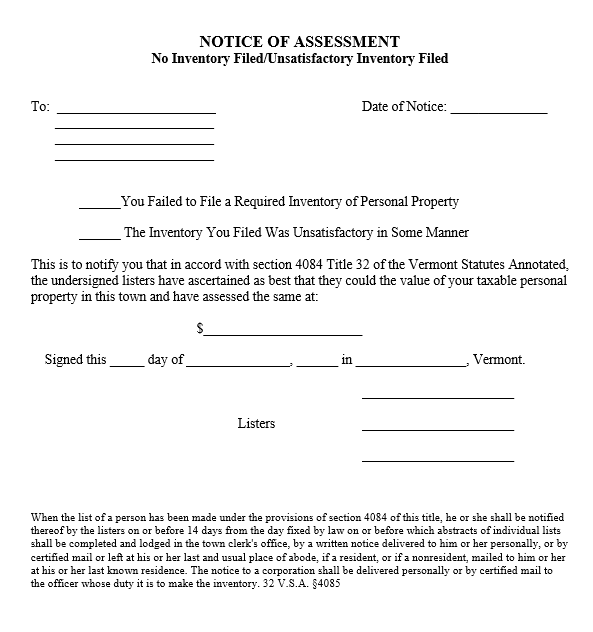 Tax Assessment Notice Templates 4 Free Word Excel PDF Tax Assessment Notice Templates 4 Free Word Excel PDF