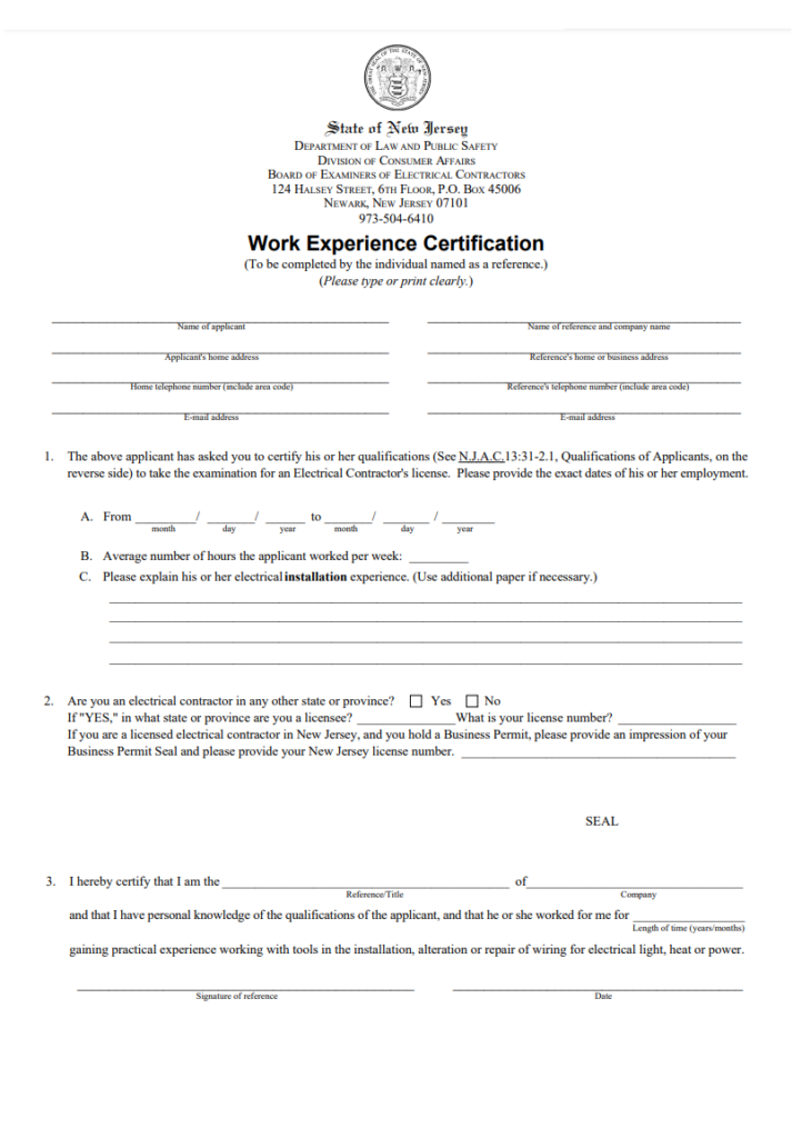 Job Experience Certificate Template | Sample Formats
