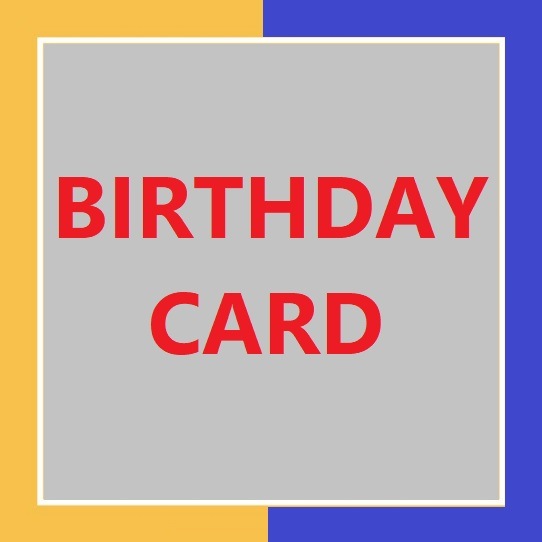birthdaycard | Free Sample Formats