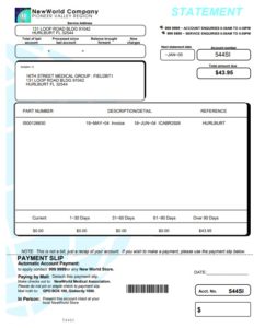 Statement of Account Template PDF | Sample Formats